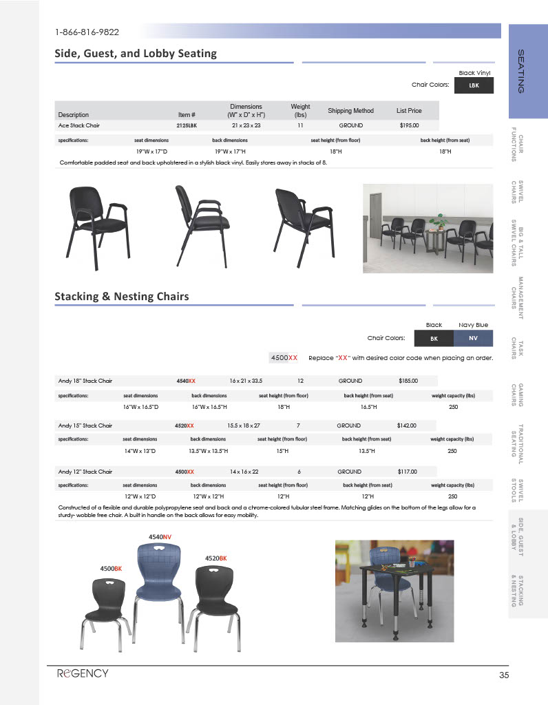 Catalogs | Regency Office Furniture