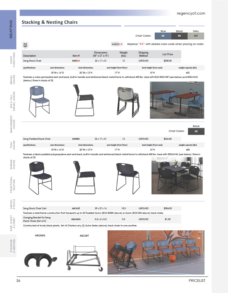 Catalogs | Regency Office Furniture