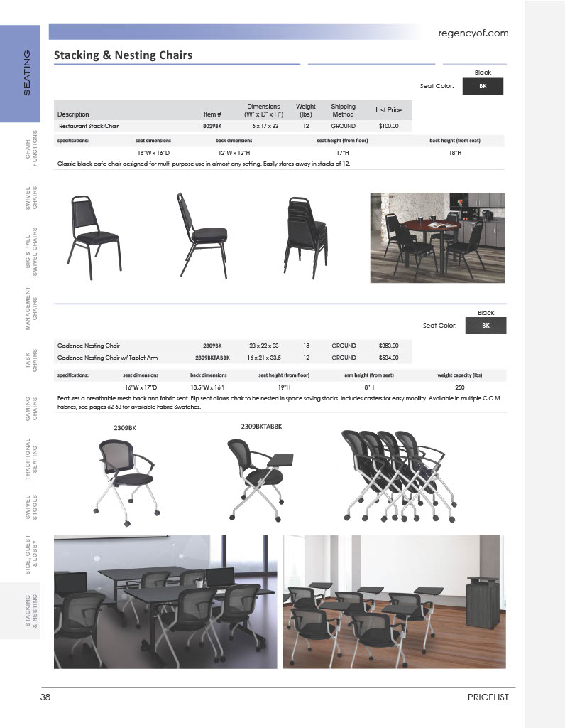 Catalogs | Regency Office Furniture