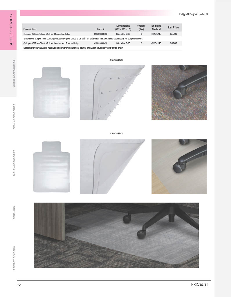 Catalogs | Regency Office Furniture