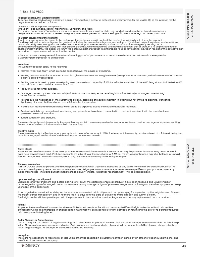 Catalogs | Regency Office Furniture